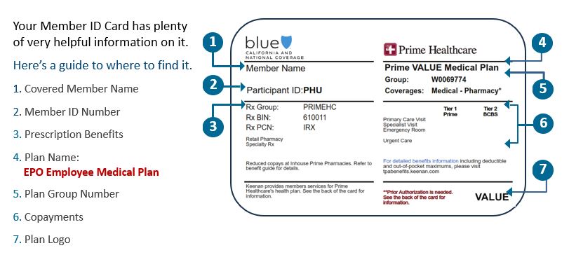 Member ID Card - Prime Healthcare